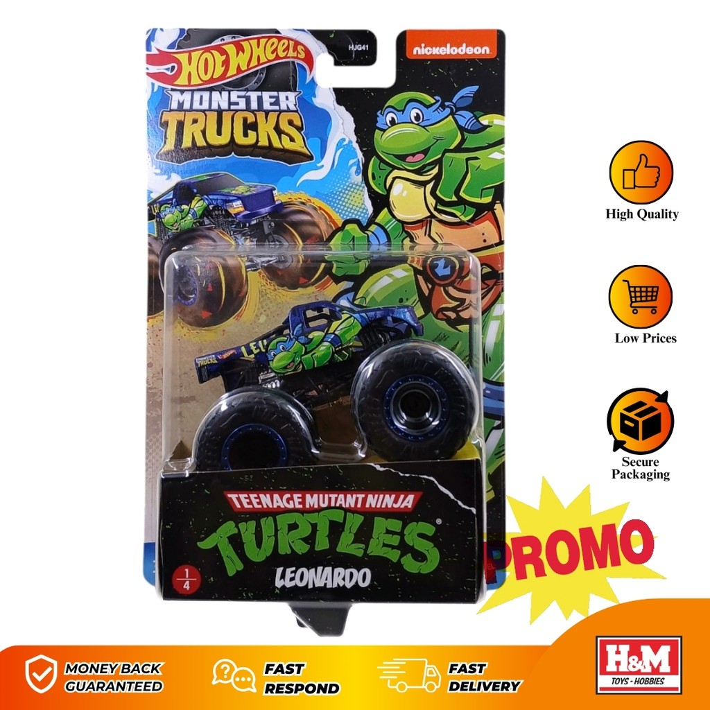 Jual Hot Wheels Monster Trucks Entertainment Themed Teenage Mutant ...