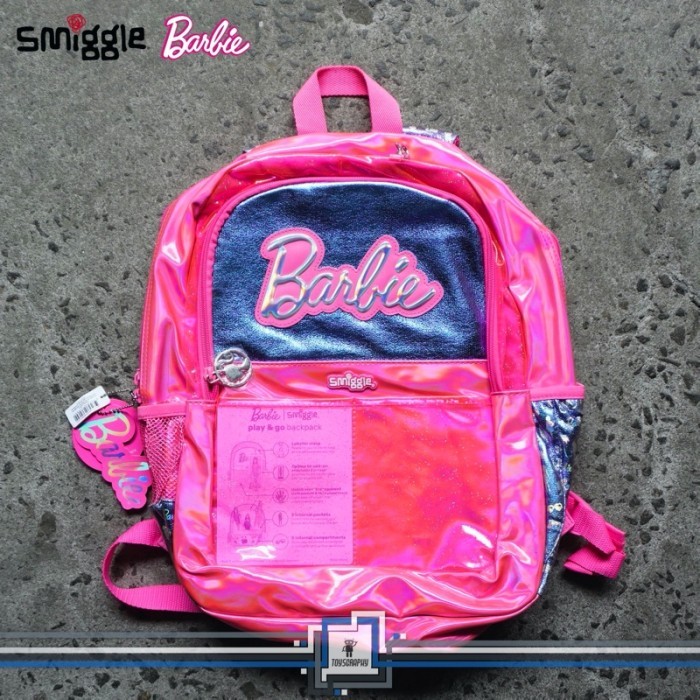 Jual Smiggle Barbie Play And Go Classic Backpack Tas Original Ransel ...