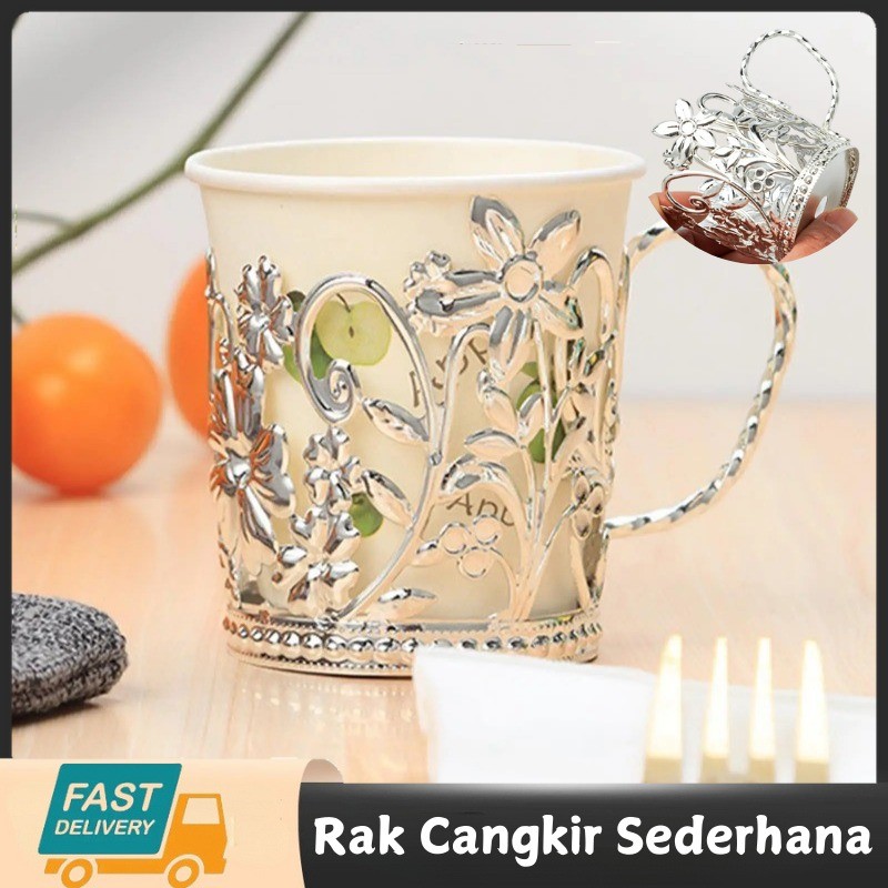 Jual Rak Cangkir Sederhana & Praktis Untuk Ruang Kecil Tempat Cangkir ...