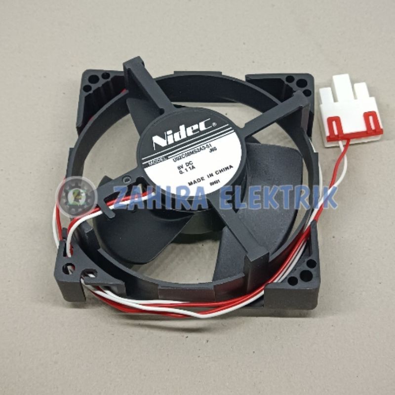 Jual Motor Fan Kulkas Panasonic 2 Pintu Inverter 9X9 DC8V 2 Kabel ...