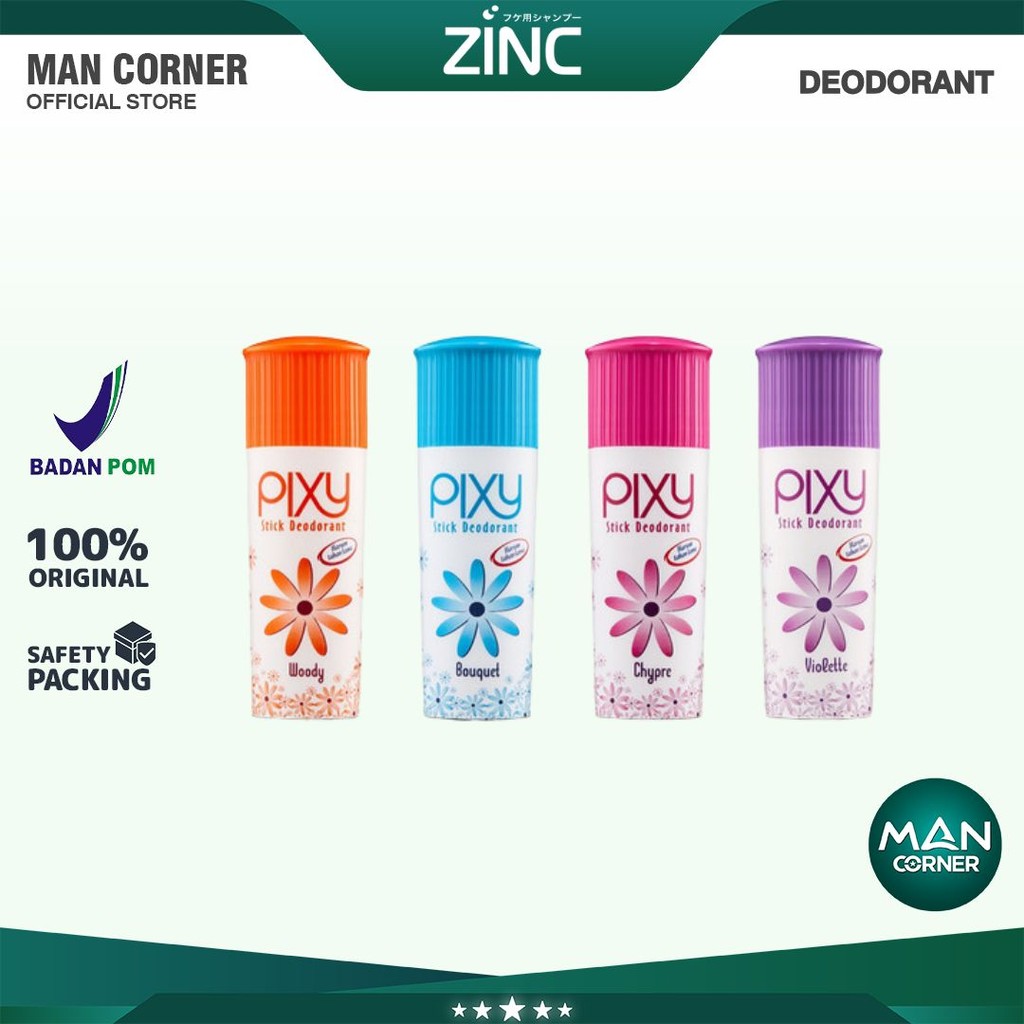 Jual Pixy Stick Deodorant 34gr | Man Corner | Shopee Indonesia