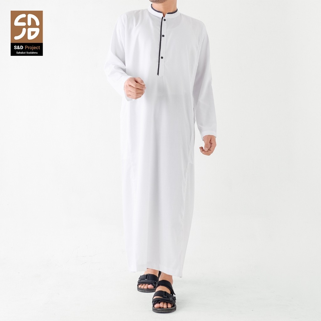 Jual S&D Project Gamis Jubah Katun Toyobo Lengan Panjang Polos Model ...
