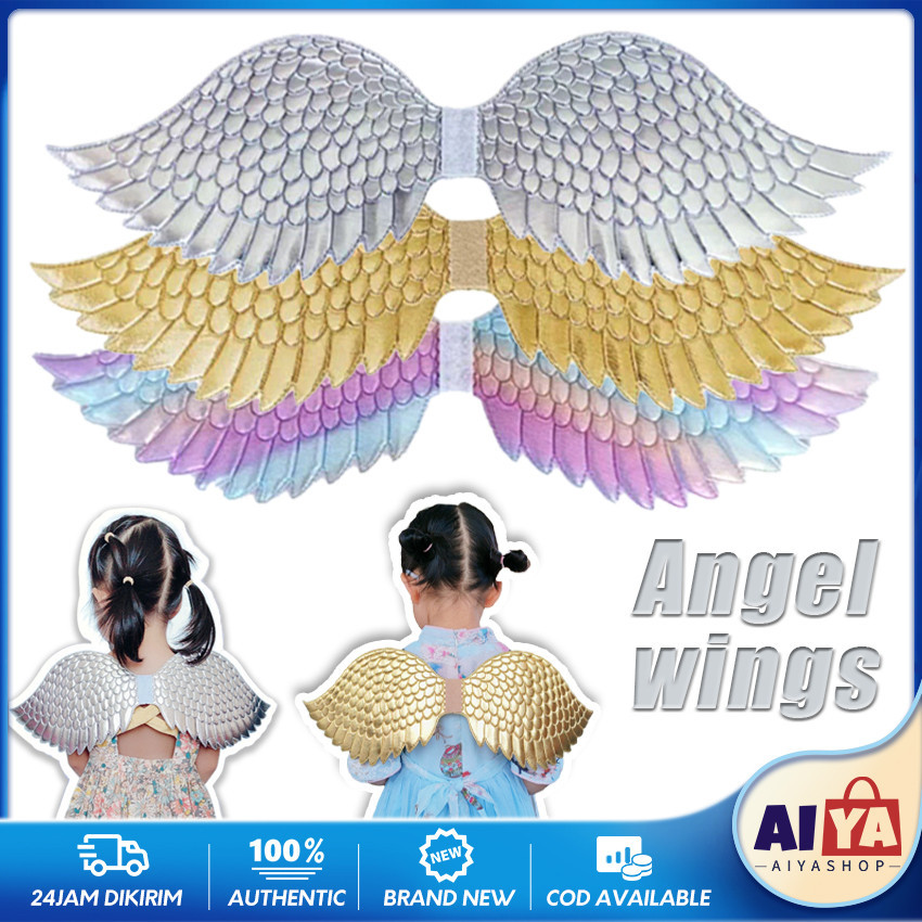 Jual Sayap Unicorn Anak Perempuan Unicorn Wings Rainbow Angel Wing ...