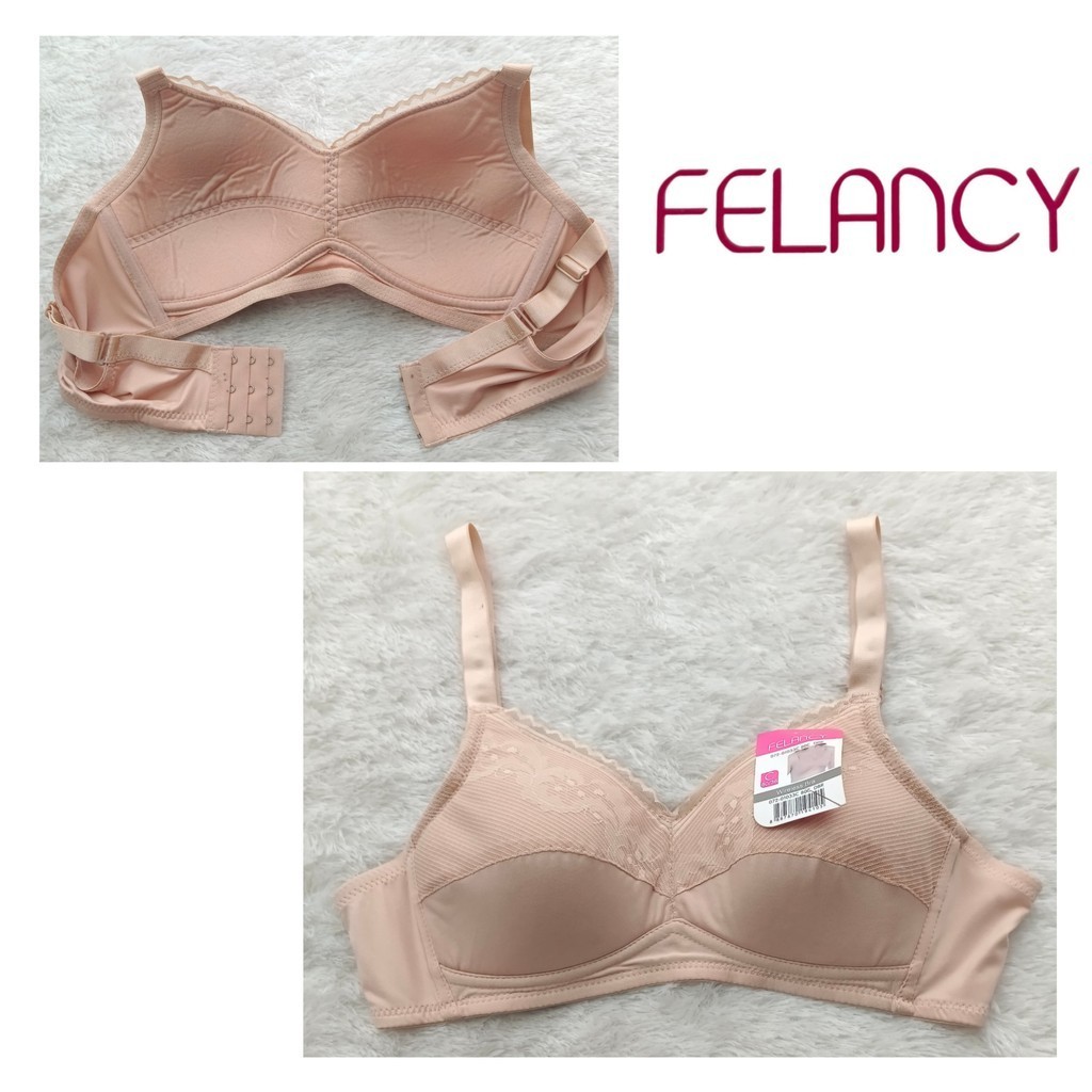 Jual Bra Tanpa Kawat FELANCY 01033 - Busa Tipis - Full Cup - Size 36C-42C | Shopee Indonesia