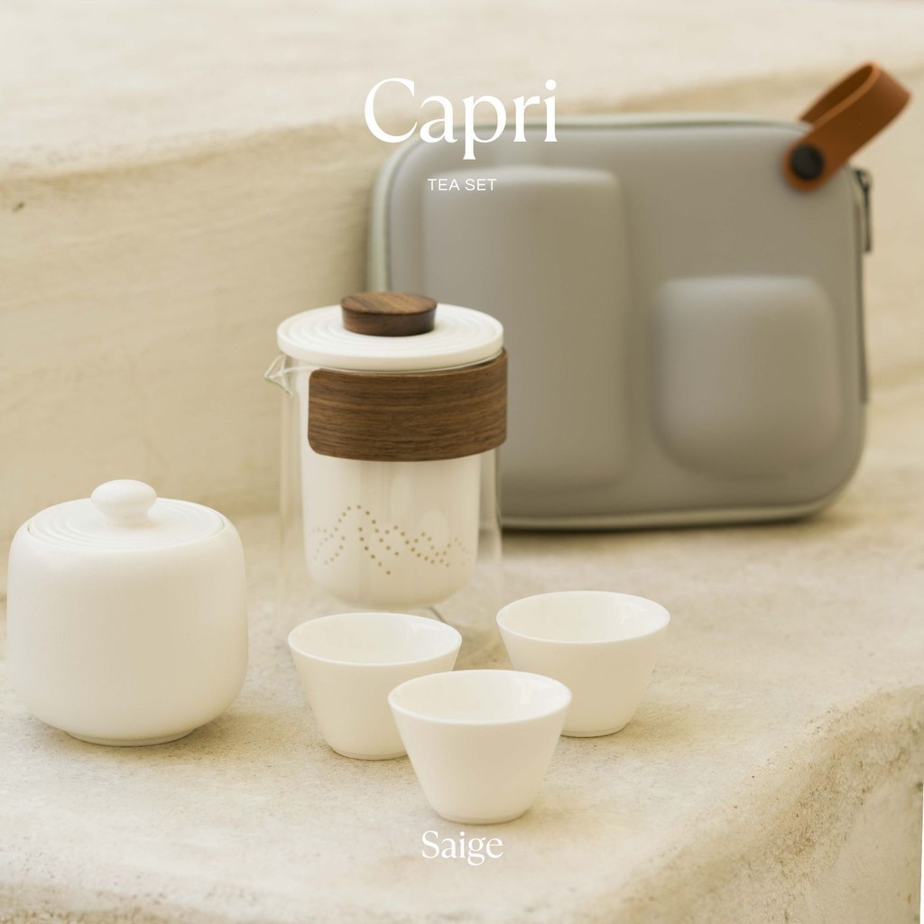 Jual [SAIGE] CAPRI Tea Pot Set Cangkir Mug Teh Minimalis Nordic ...
