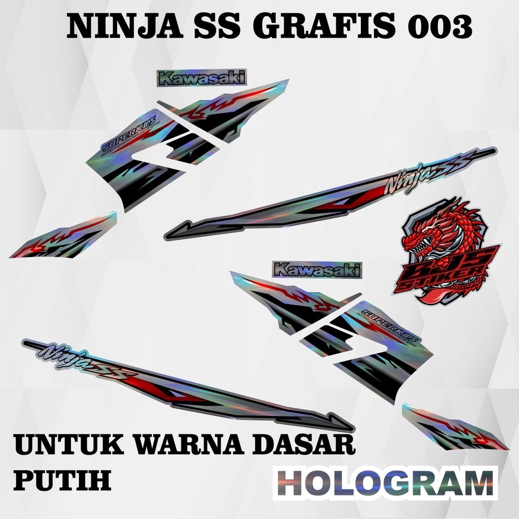 Jual Stiker striping ninja ss - striping sticker stiker polet lis ...