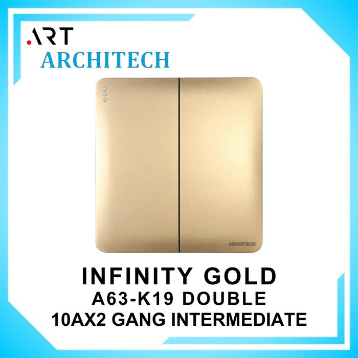 Jual ARCHITECH SAKLAR INTERMEDIATE DOUBLE / SAKELAR HOTEL ARCHITECH ...