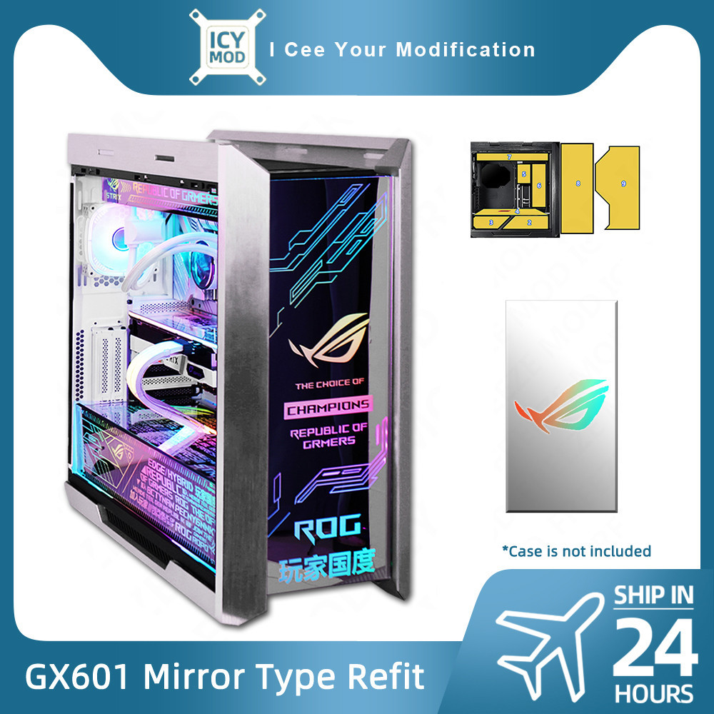 Jual GX601 Mirror Panel ROG Strix Helios Chassis Lighting DIY PC Shroud ...