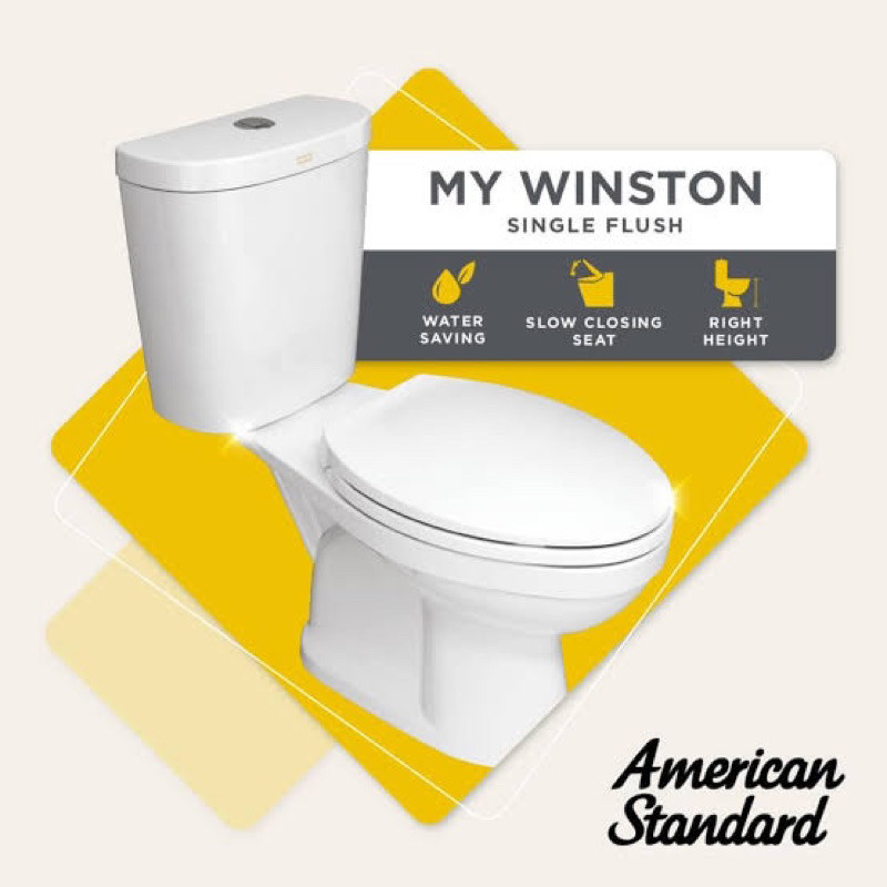 Jual Kloset duduk american standard / closet duduk my winston single ...