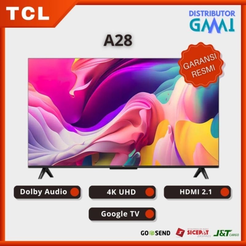 Jual TCL 43 inch 4K UHD Google TV 43A28 43A50 43Q6 | Shopee Indonesia