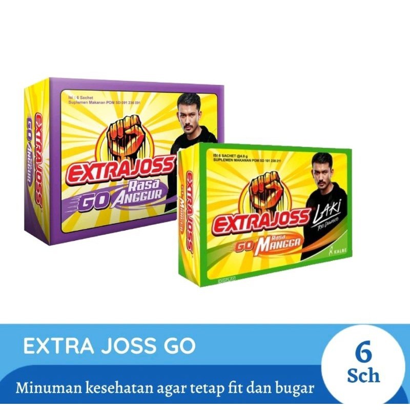 Jual EXTRA JOSS GO Serbuk Minuman Suplemen Kesehatan (1 PACK = 6 Sachet ...