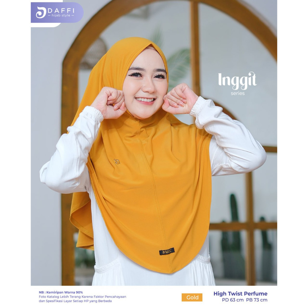 Jual INGGIT Daffi Hijab seri Non Pad simpel | Shopee Indonesia