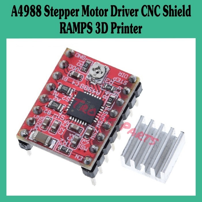 Jual A4988 Bipolar 4-wire Stepper Motor Driver CNC Shield RAMPS 3D ...