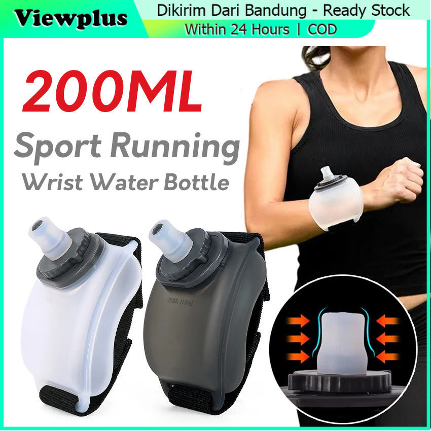 Jual 200 ml Running Wrist Water Bottle Botol Minum Tangan Lari Olahraga ...
