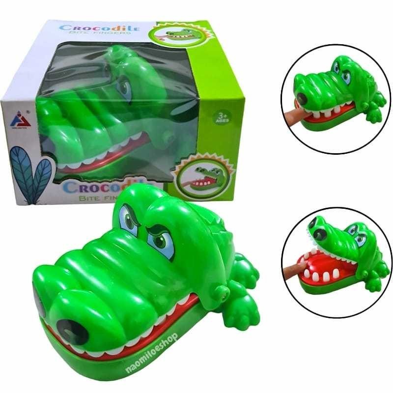 Jual PROMO (IMPORT) CROCO BITE Crocodile Dentist Tricky Toy Crocodile ...