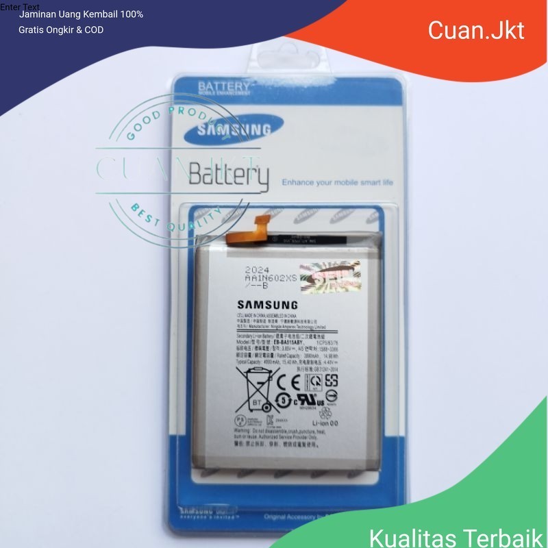 Jual Original Baterai Batre Battery Samsung A51 A515 A515F EB-BA515ABY ORIGINAL 100% | Shopee ...