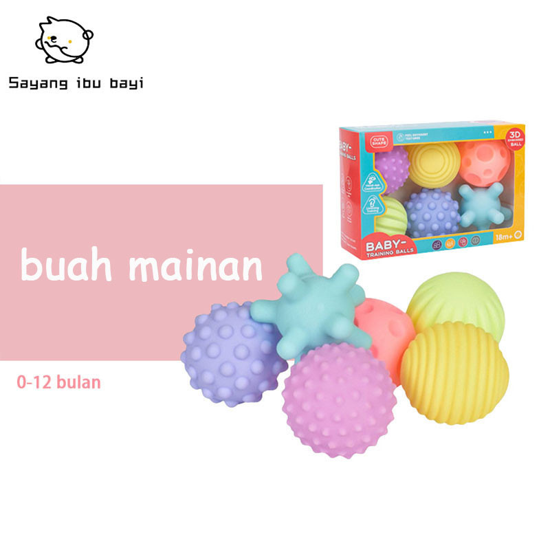 Jual Mainan Sensorik Sentuh untuk Bayi, Latihan Pijat dengan Set Bola ...