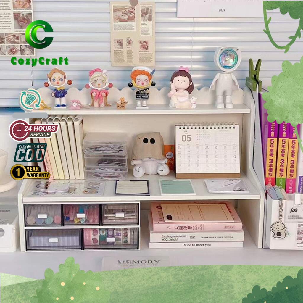 Jual CozyCraft - Desk Organizer Rak Temapt Penyimpanan Notebook Binder ...