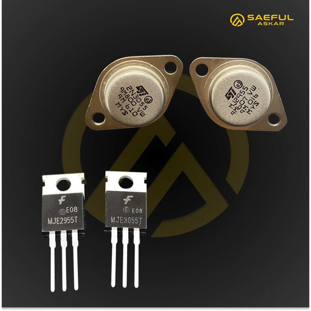 Jual Transistor audio MJE3055 MJE2955 MJ2955 2N3055 Amplifier ...
