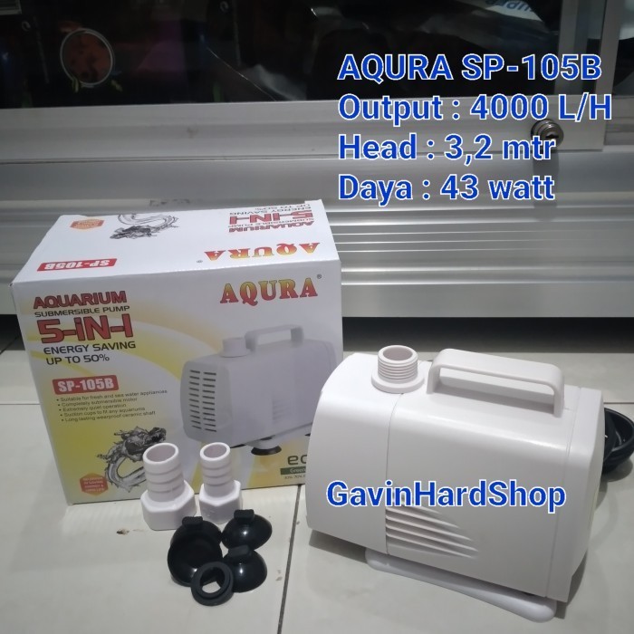 Jual Richard Pompa celup kolam aquarium hidroponik air mancur 5in1 ...