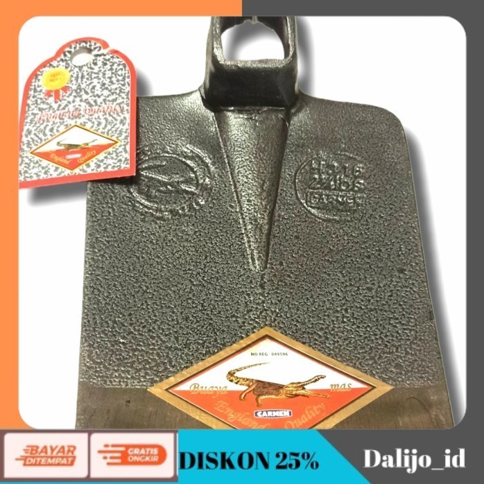 Jual [[DALIJO]] KUALITAS TERBAIK Carmen cangkul pacul baja asli Cap ...