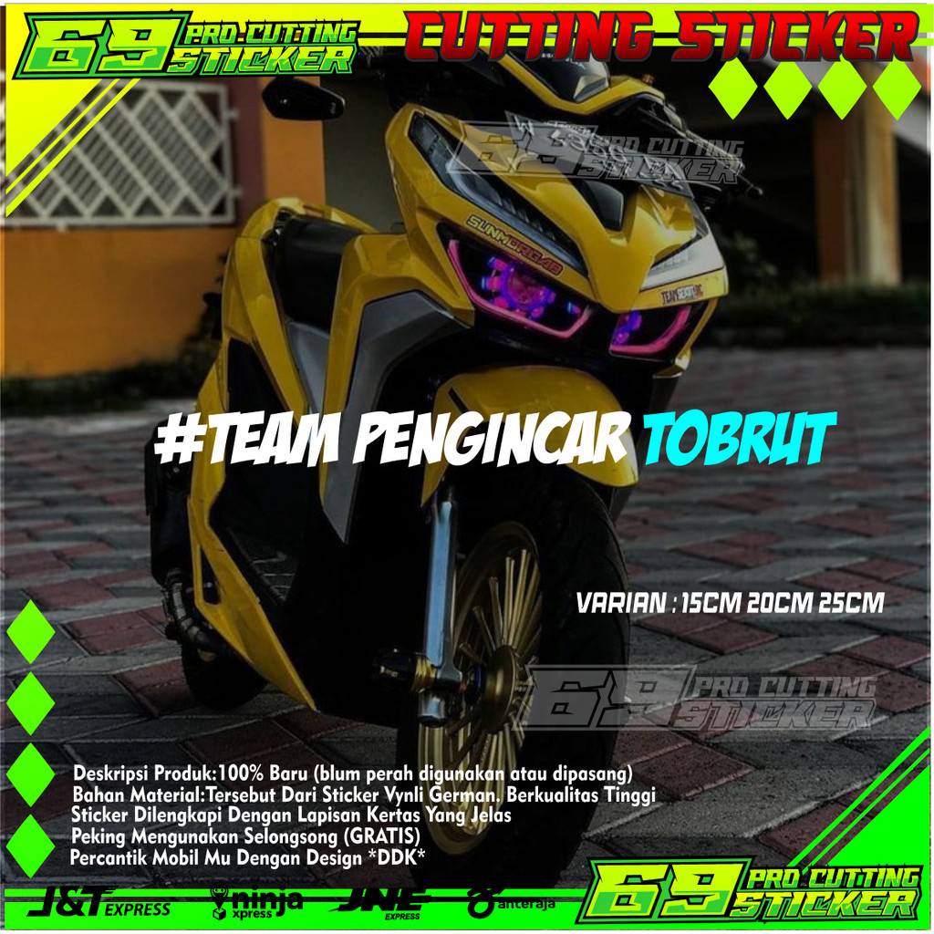 Jual sticker montor sticker viral team pengincar tobrut sticker terbaru ...