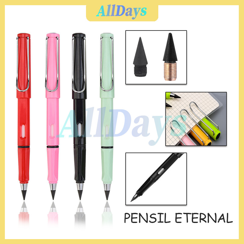 Jual Pensil Tanpa Batas HB 0.5mm / Eternal Pencil Pensil Ajaib Tanpa ...
