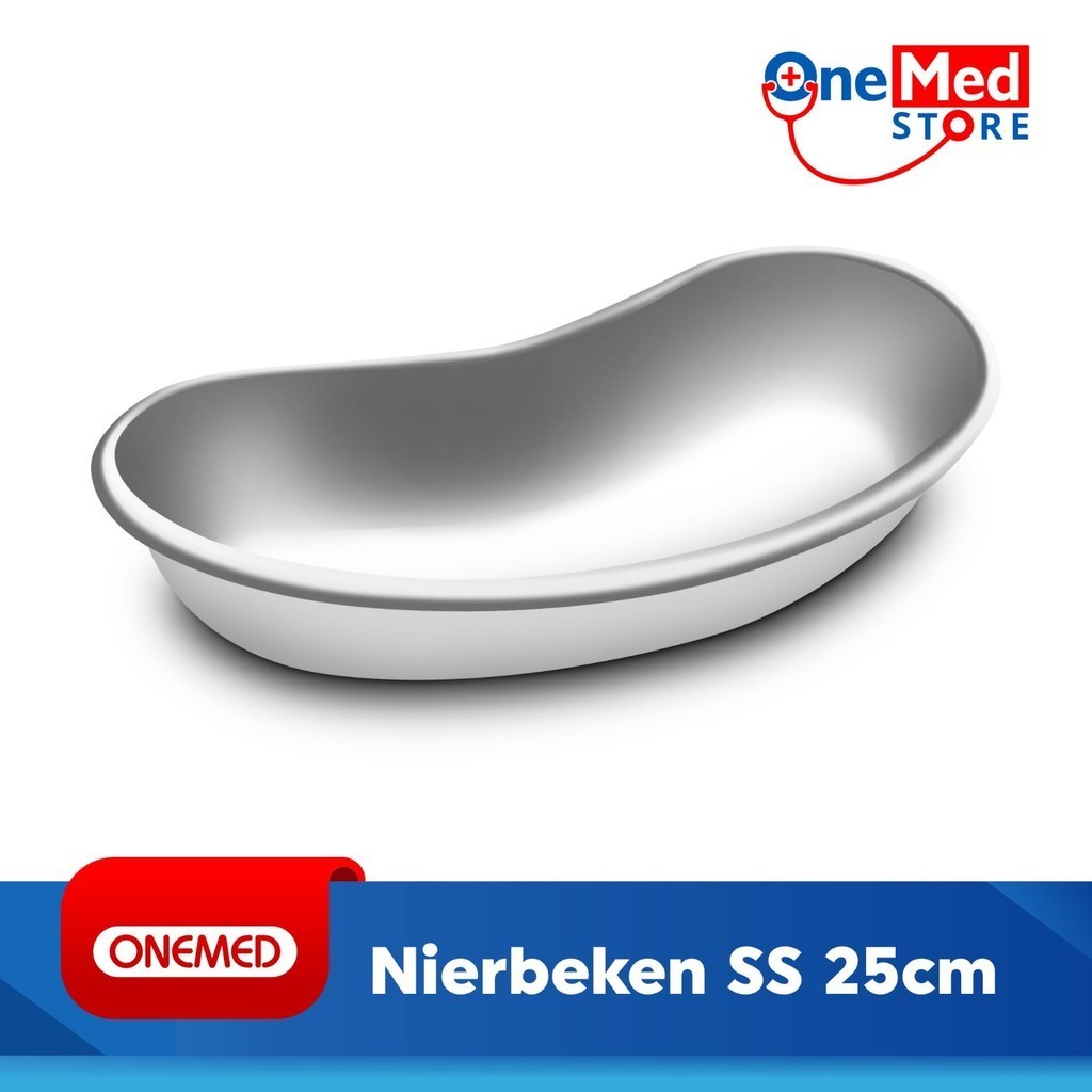 Jual Nierbeken Bengkok Stainless SS OneMed 25cm YG | Shopee Indonesia