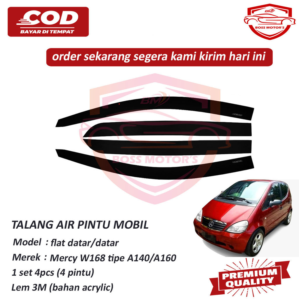 Jual talang air mobil Mercy W168 tipe A140/A160 model flat datar rata ...