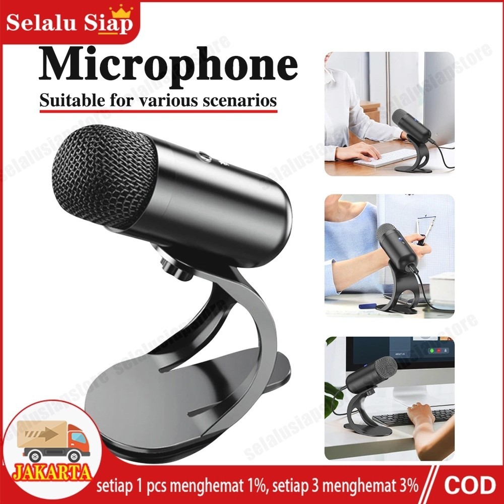 Jual Noise Reduction Microphone Game/Conference/Recording Mikrofon ...