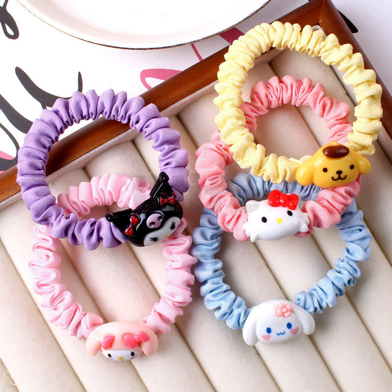 Jual Karet Rambut Cartoon Kartun Sanrio / Hair Rope Ikat rambut Satin ...