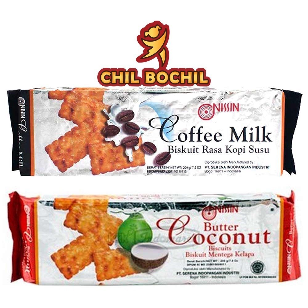 Jual NISSIN COFFEE MILK BISKUIT RASA KOPI SUSU DAN COCONUT BISKUIT ...