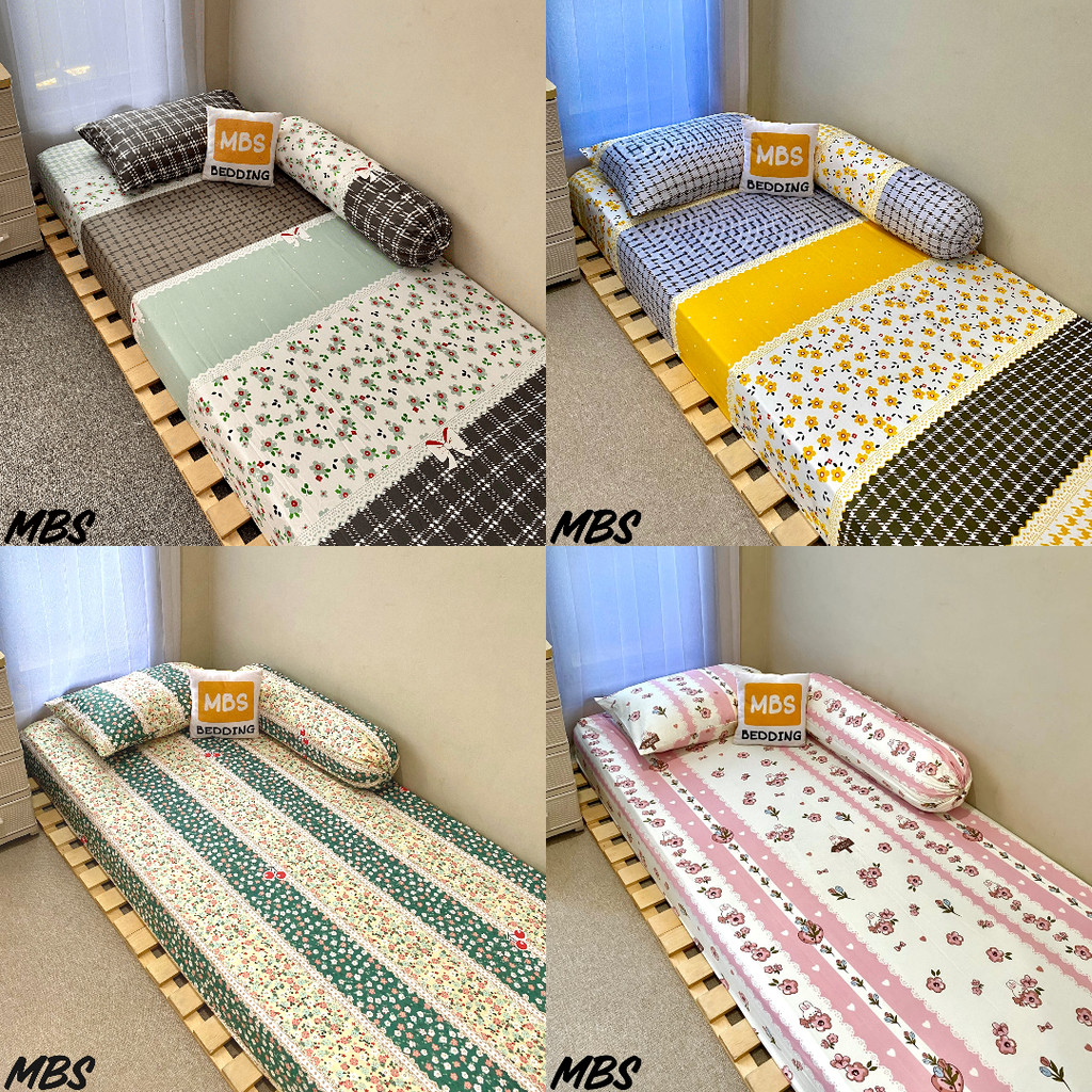 Jual MBS #4 SPREI 90, 120, 160, 180 DOUBLE KARET ANTI GESER AESTHETIC ...