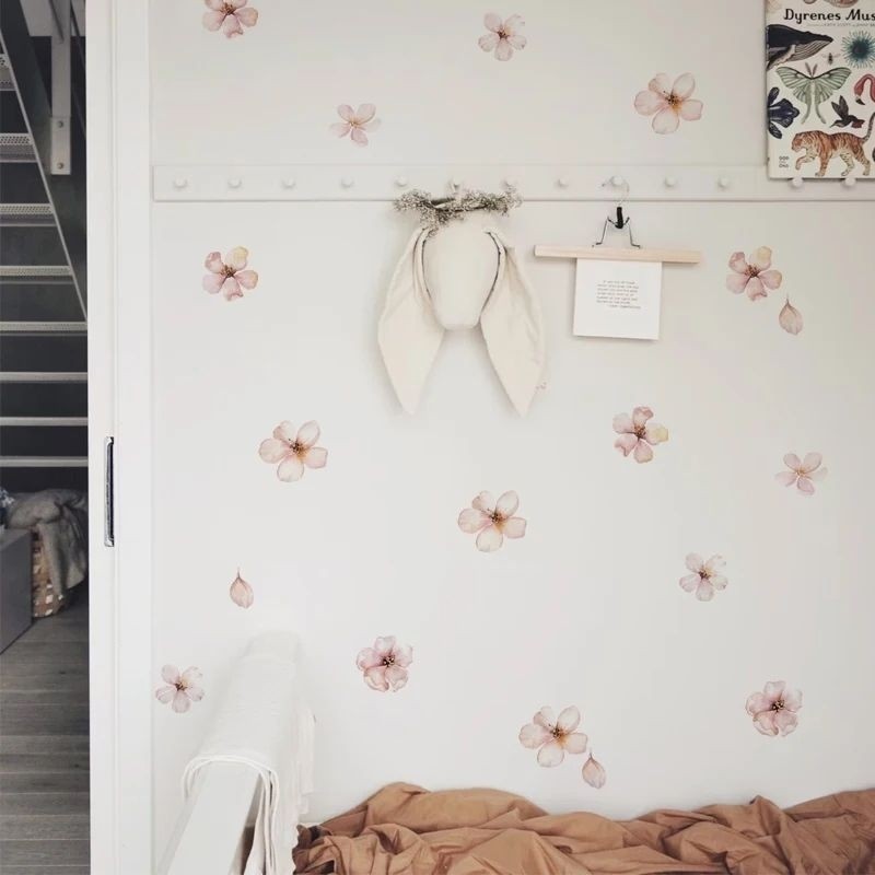Jual Wall Stiker Decals Bunga Flower estetik Dekorasi Dinding Rumah ...