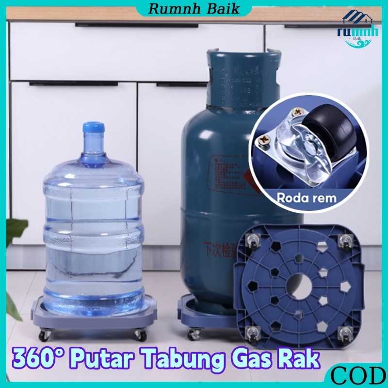 Jual 360° Putar LPG Tatakan Gas Roda Tabung Gas Elpiji Tray Galon Air ...