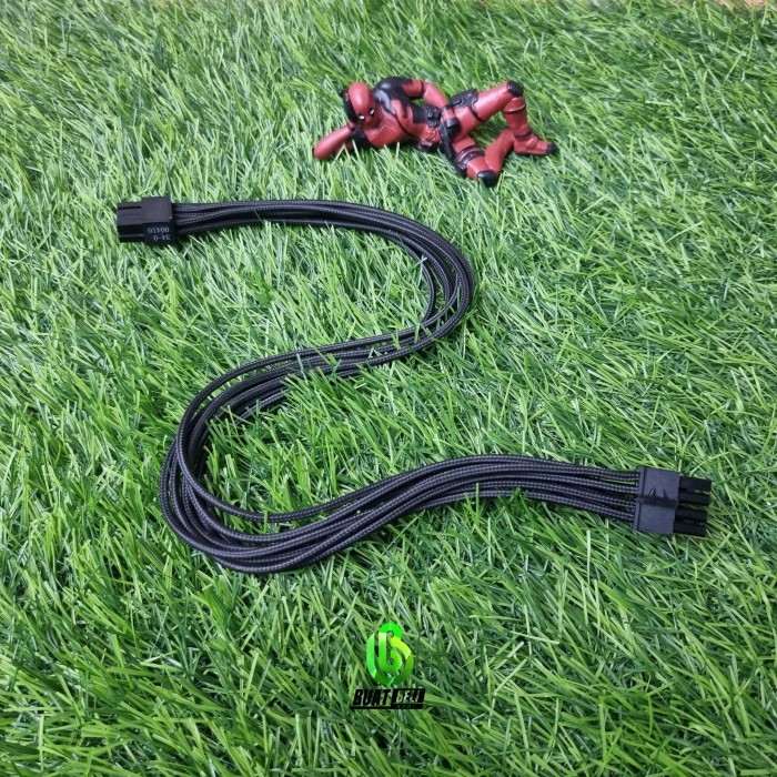 Jual Kabel modular Cpu 8 pin to 4+4 pin Singel Sleeving 60cm | Shopee ...