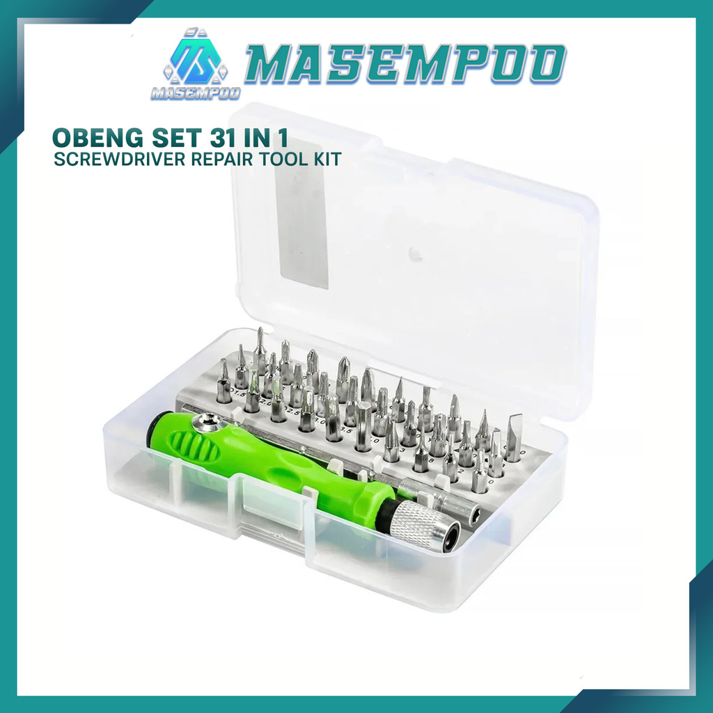 Jual Obeng HP Set 32 in 1 Screwdriver Repair Tool Kit Multifungsi 30 pcs Baut Kecil Obeng Servis ...