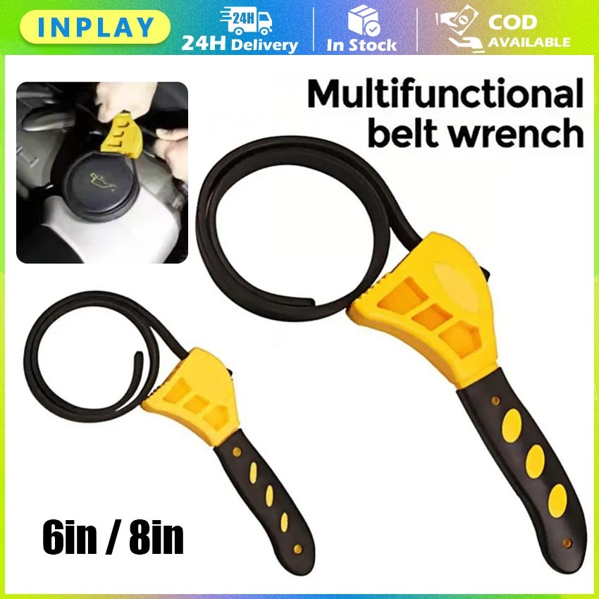 Jual Kunci Sabuk Filter Oli Universal / Adjustable Oil Filter Wrench 6/ ...
