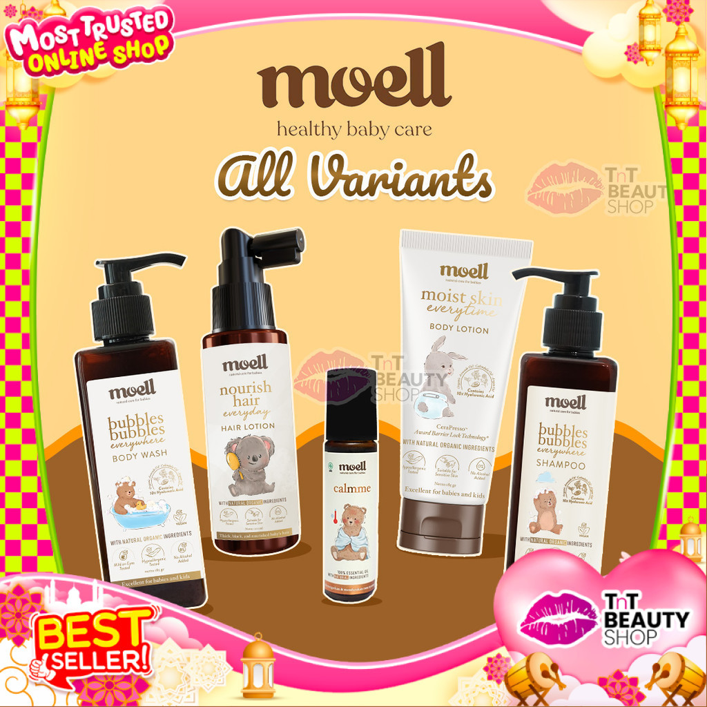 Jual Moell Skin Care Organic Bayi - Body Lotion, Multipurpose Balm ...