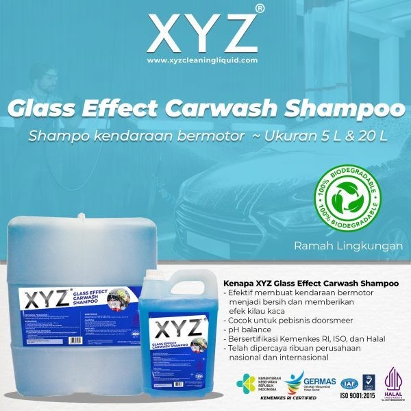 Jual Shampoo Mobil dan Motor | XYZ Glass Effect Carwash Shampoo - 5 ...