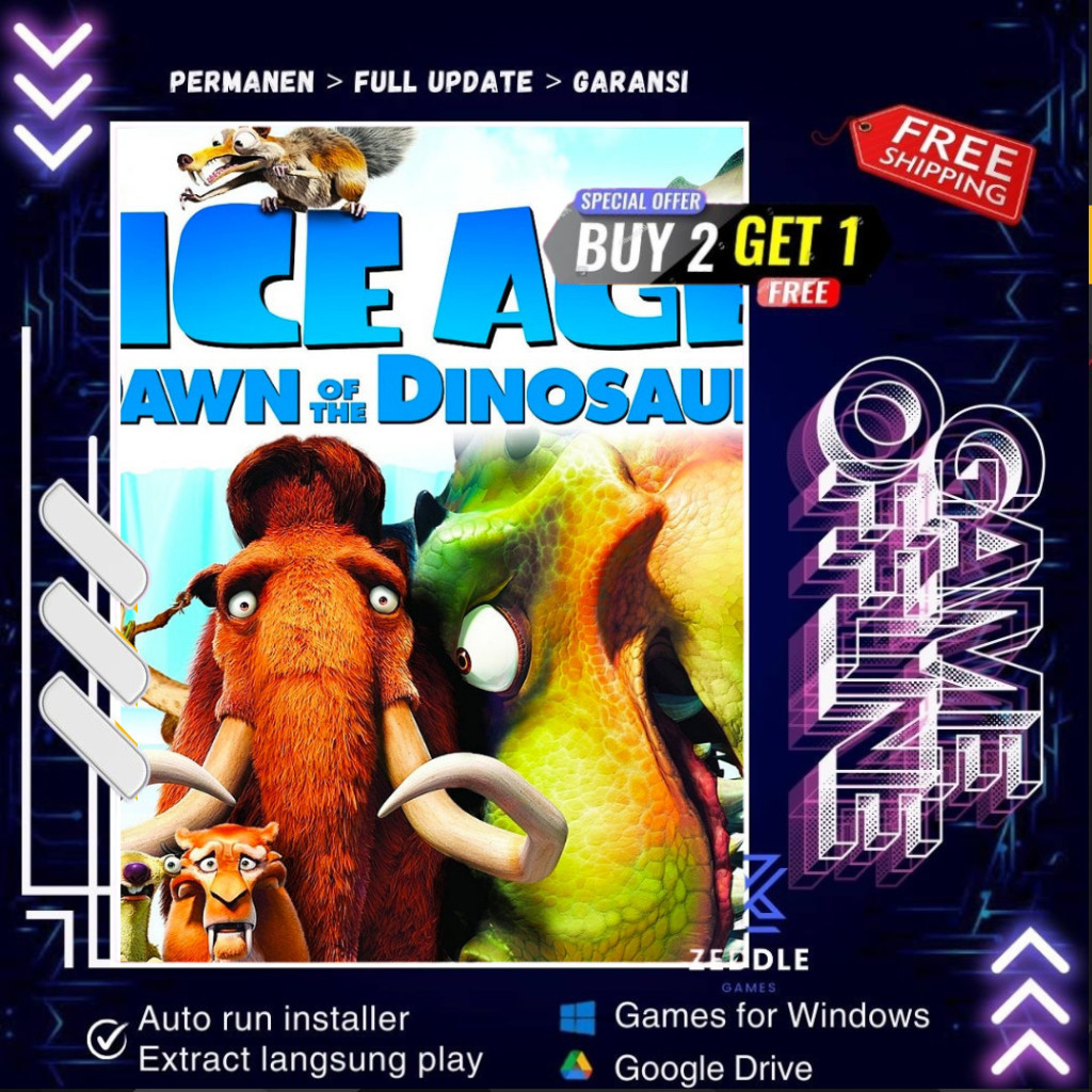 Jual ICE AGE DAWN OF THE DINOSAUR - GAME PC - GAME LAPTOP - PC GAME ...