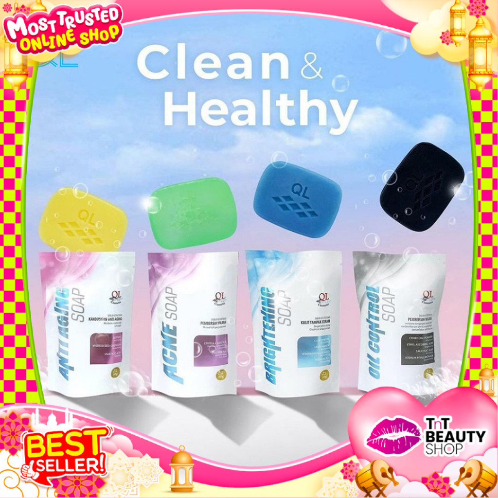 Jual QL Cosmetic - Anti Aging-Acne-Oil Control-Brightening Soap 80 gr ...