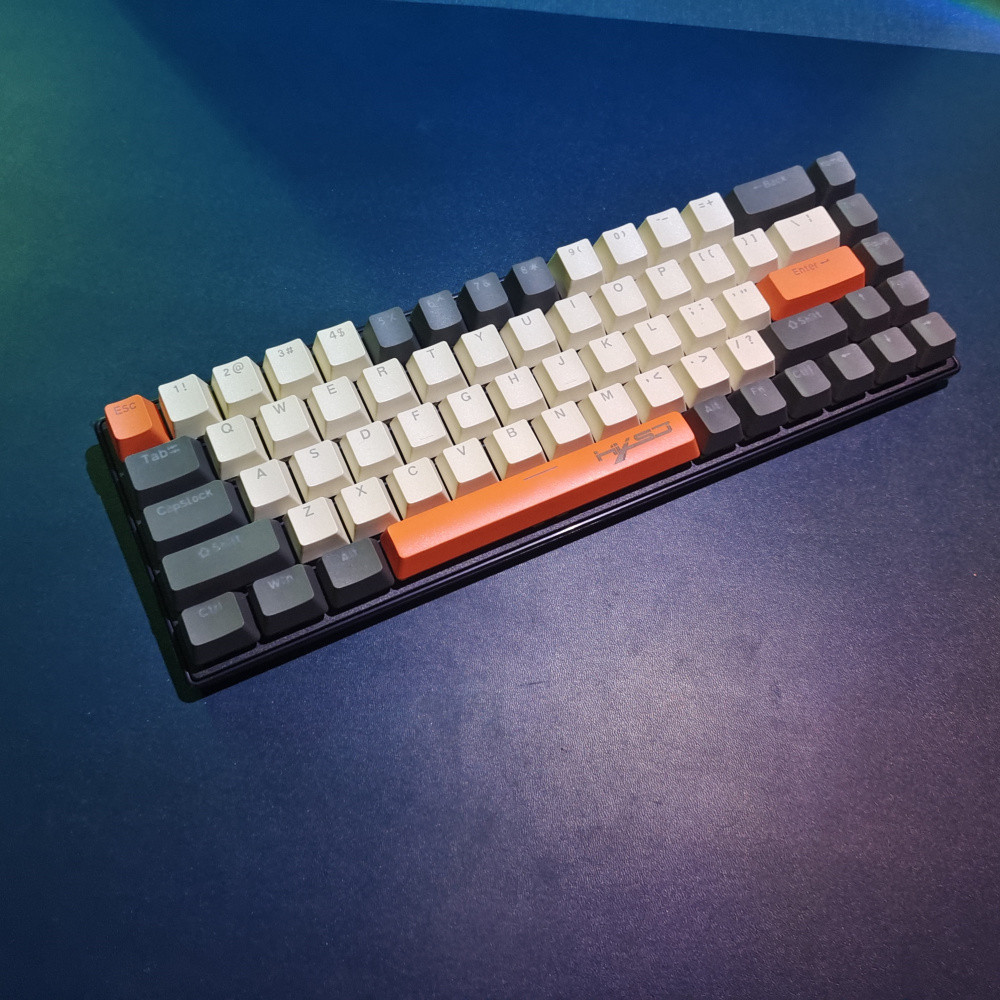 Jual New design HXSJ K88 68-key mini compact portable Mechanical ...