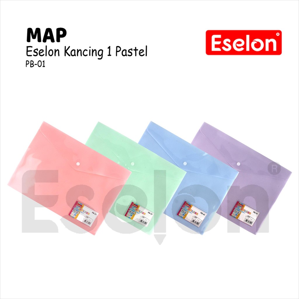 Jual 1buah Map Kancing 1 Eselon / Map Folio Warna Pastel PB-01 | Shopee ...
