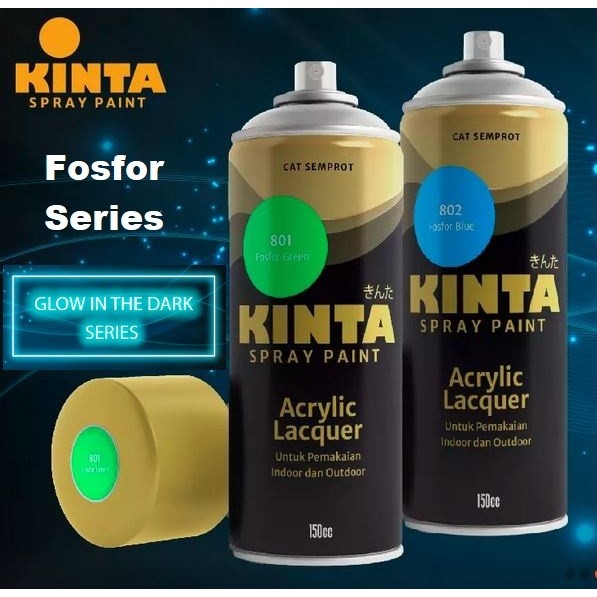 Jual Cat Semprot pilox KINTA GLOW IN THE DARK pilok fosfor paint ...
