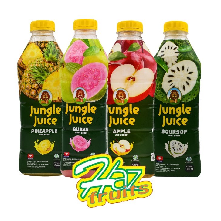 Jual JUNGLE JUICE Minuman Sari Buah 1 Liter/1000 ML Juice Drink ...