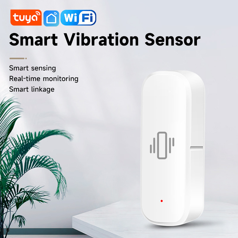 Jual Tuya WiFi Smart Vibration Sensor Detection,Smart Life APP ...