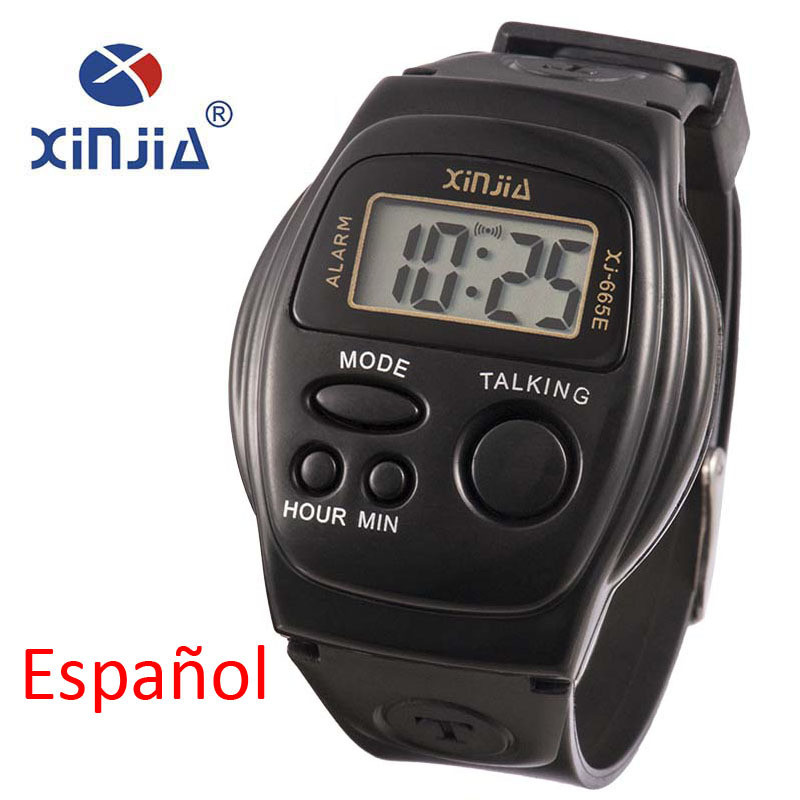 Jual New Simple Old Men And Women Talking Watch Speak Spanish Blind ...