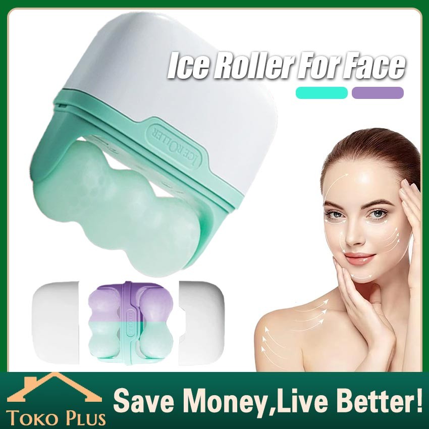 Jual 2in1 Ice Globe Roller Face Massage therapy Anti Aging Pijat ...
