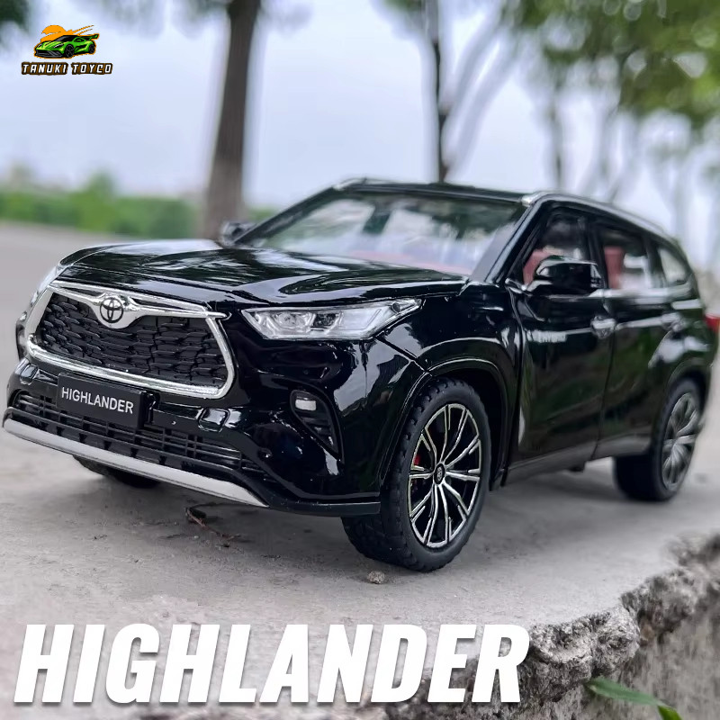 Jual Diecast 1/24 Toyota Highlander / Innova Zenix Mobil MPV Mainan ...